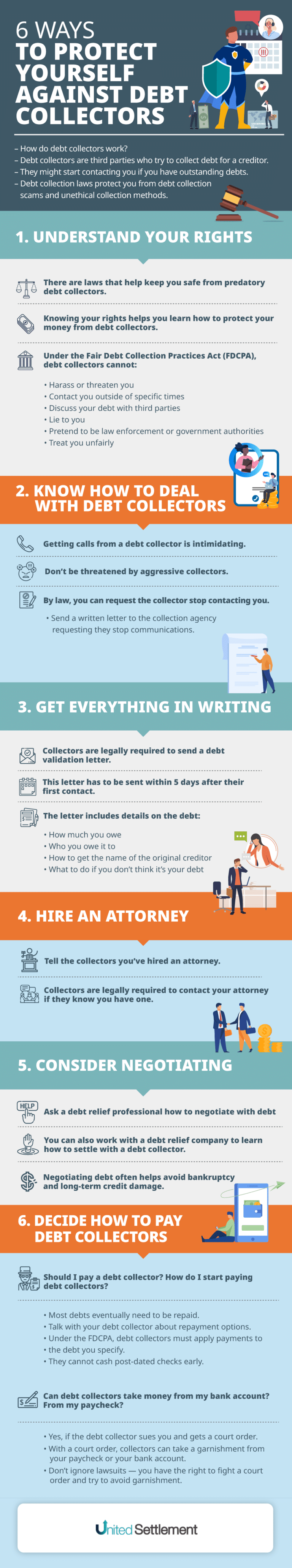 How to Deal With Collection Agencies | United Debt Settlement