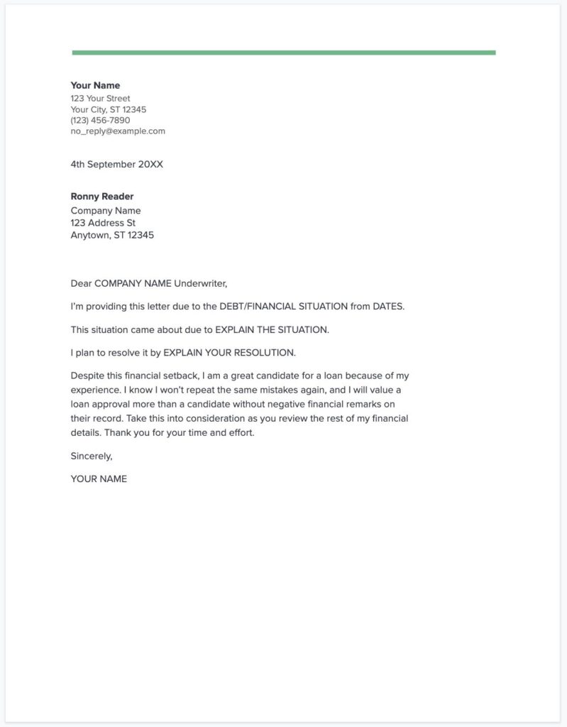 What Is A Letter Of Explanation For Address Infoupdate